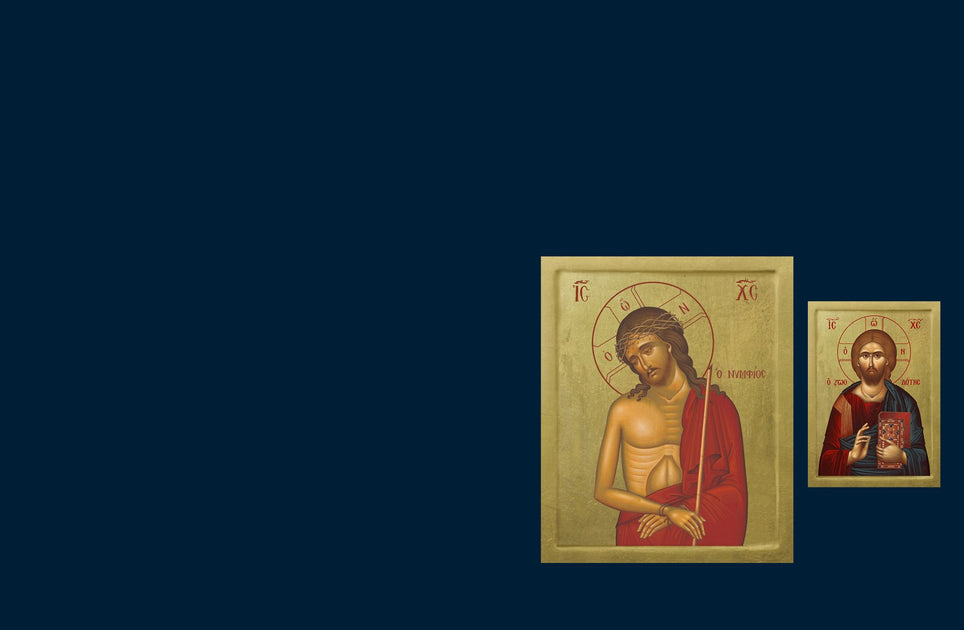 Gold, Byzantine Holy Icons of Jesus Christ | Athonite