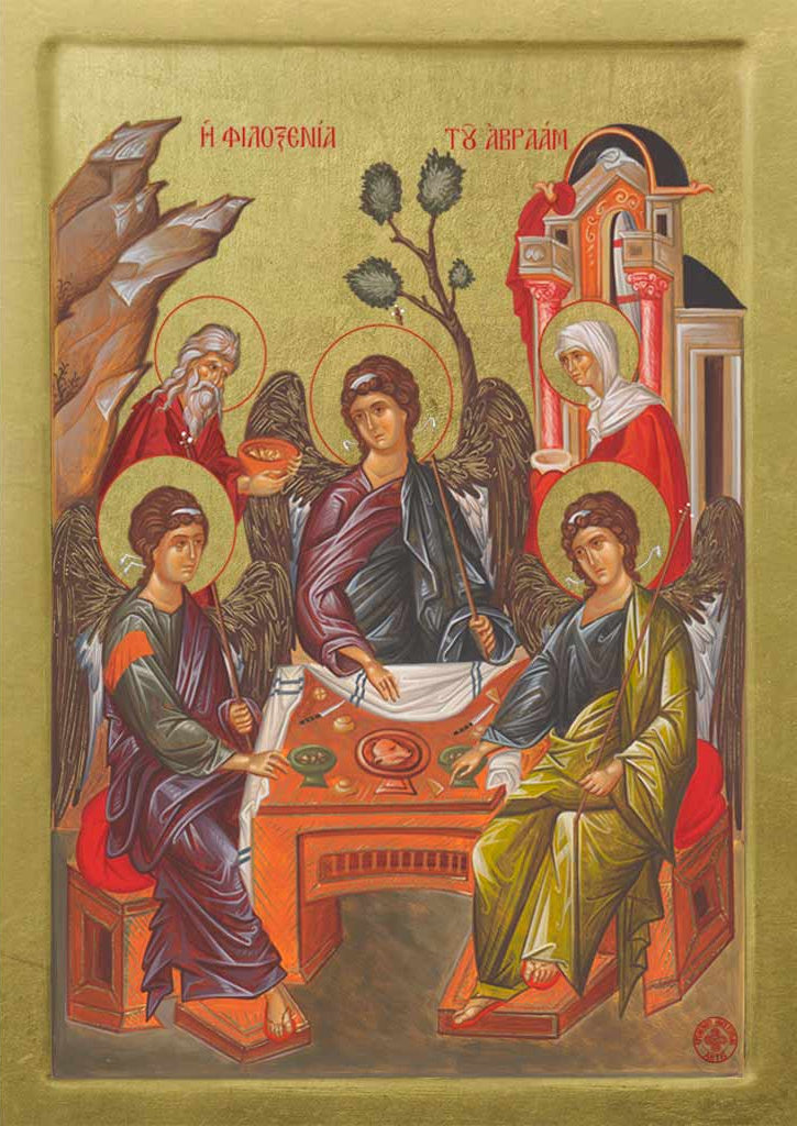 Hospitality Of Abraham Icon The Hospitality Of Abraham | Orthodox